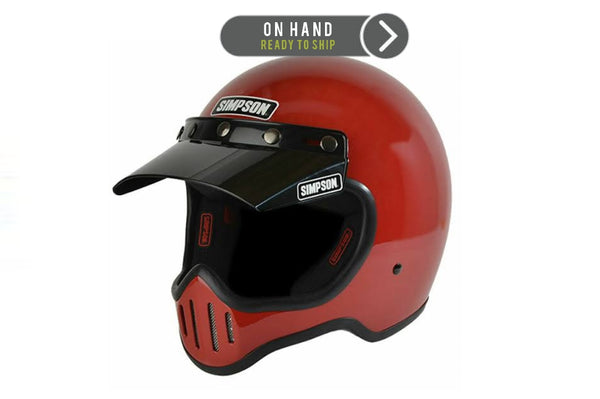 Simpson m50 Red – HELMETS MANILA